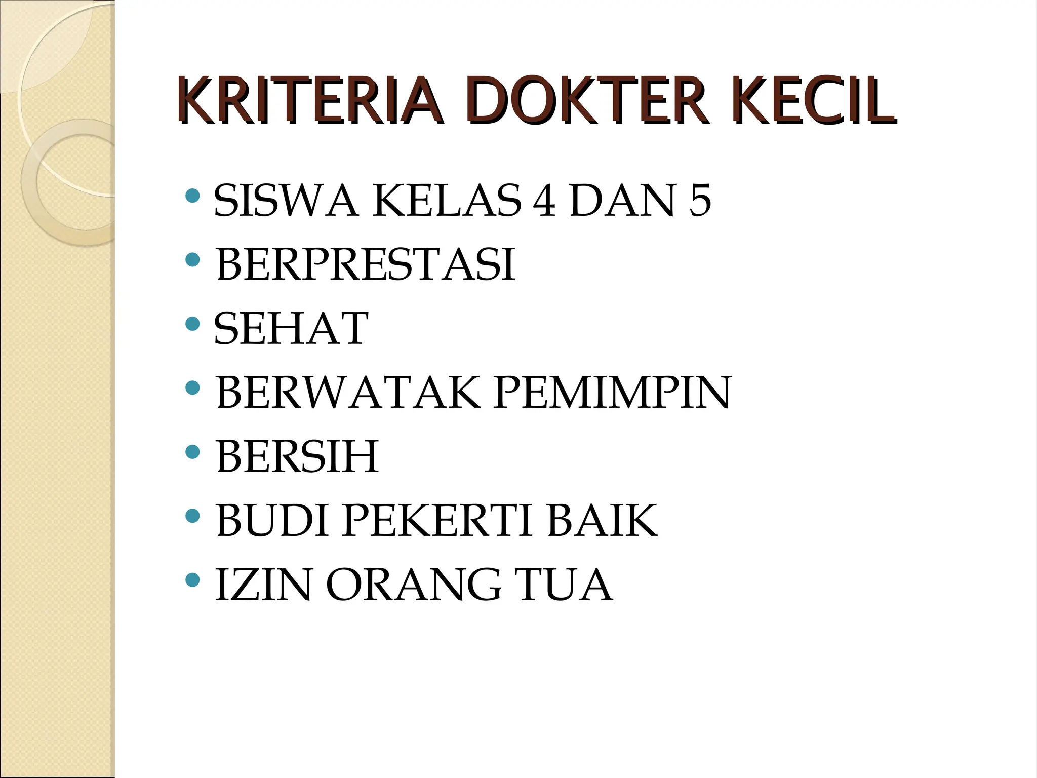 DOKCIL 2.ppt pendidikan kesehatan anak sekolah | PPT