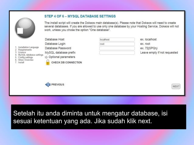 metode installing dokeos cms pada localhost | PPTX