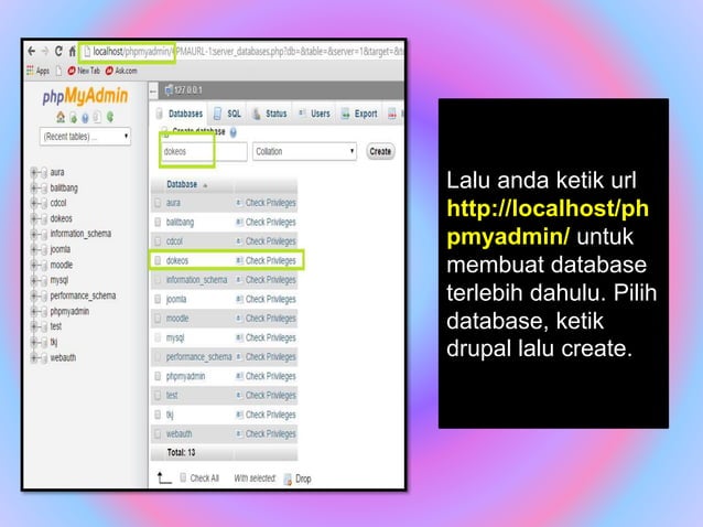 metode installing dokeos cms pada localhost | PPT