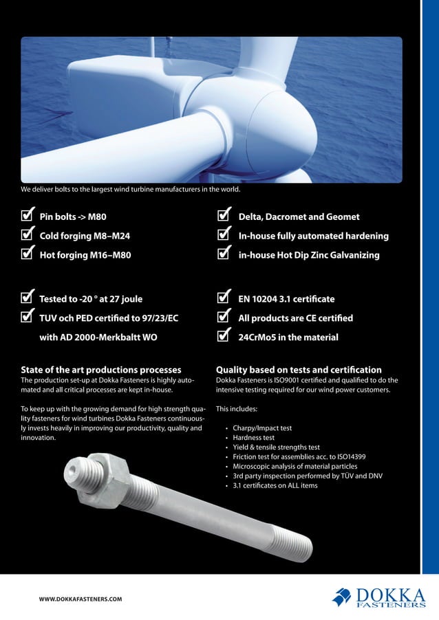 Dokka Fasteners Strenghts | PDF