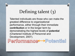 Models for Identifying Talents in the Organization | PPT