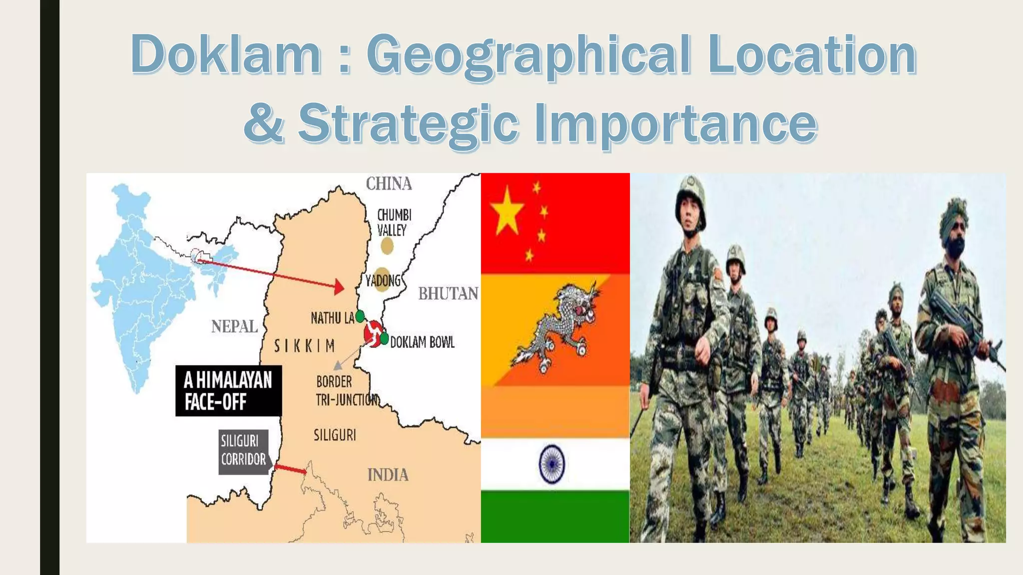 The Doklam standoff | PPT