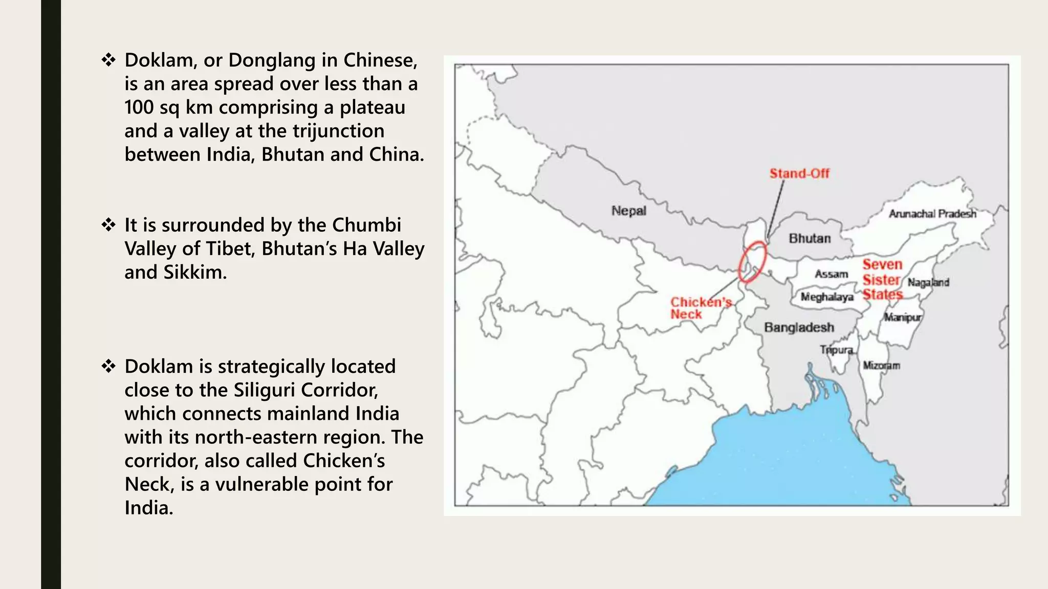 The Doklam standoff | PPT