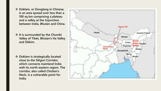 The Doklam standoff | PPT