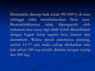 Doksisiklin kapsul presentation | PPT