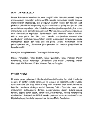 Doktor perubatan | PDF