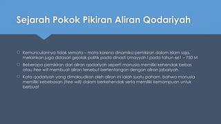 Doktrin Aliran Qodariyah dan Muktazilah.pptx