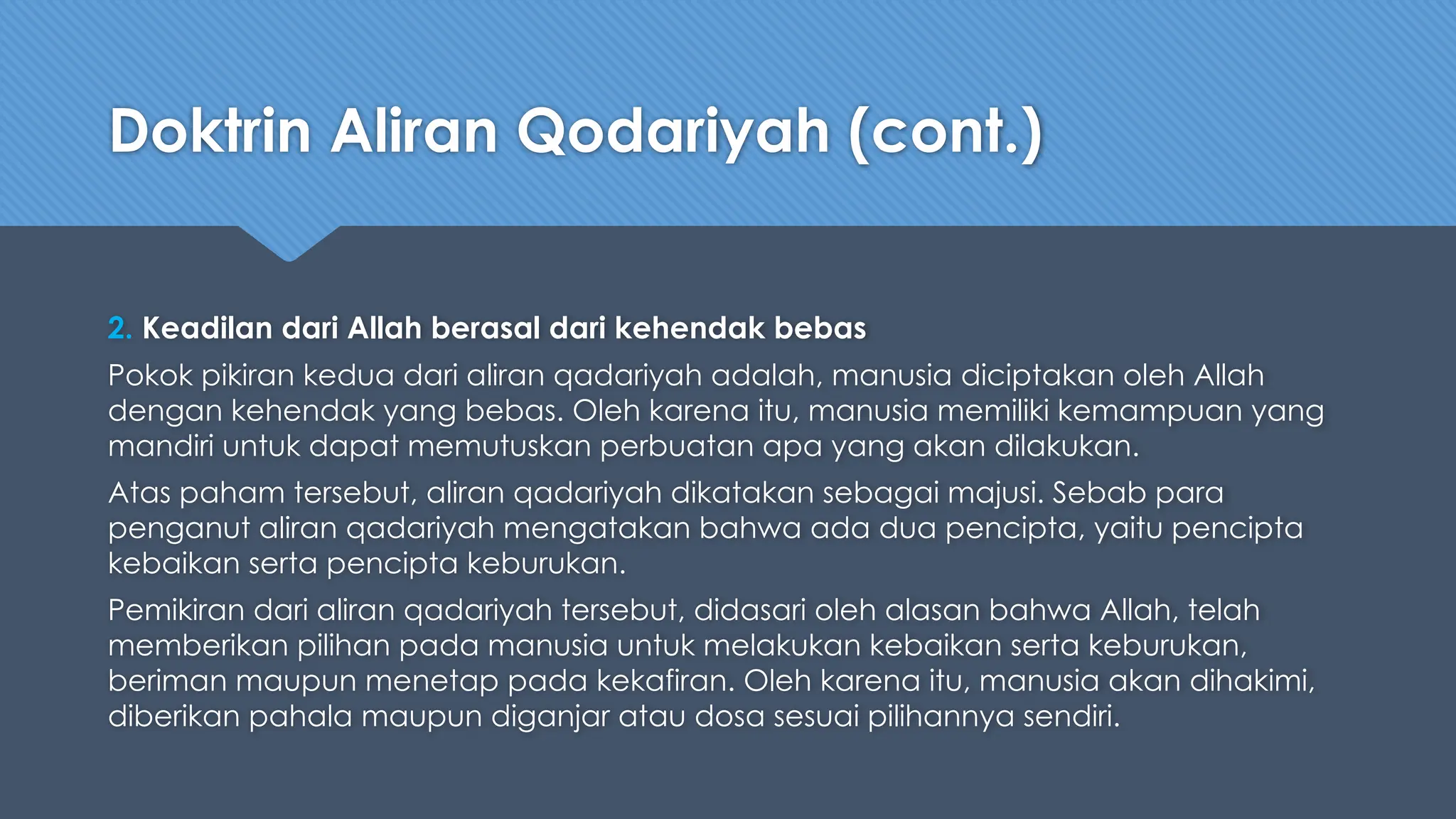 Doktrin Aliran Qodariyah dan Muktazilah.pptx