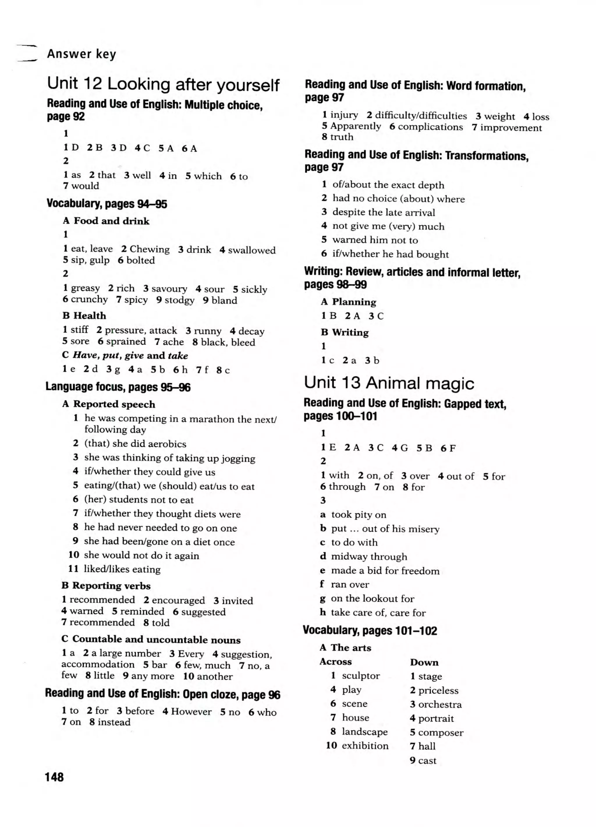 ready for first workbook answerkey | PDF