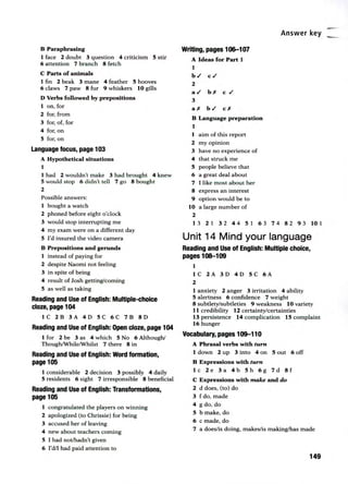 ready for first workbook answerkey | PDF