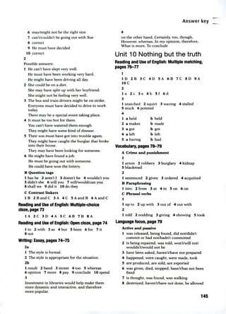 ready for first workbook answerkey | PDF