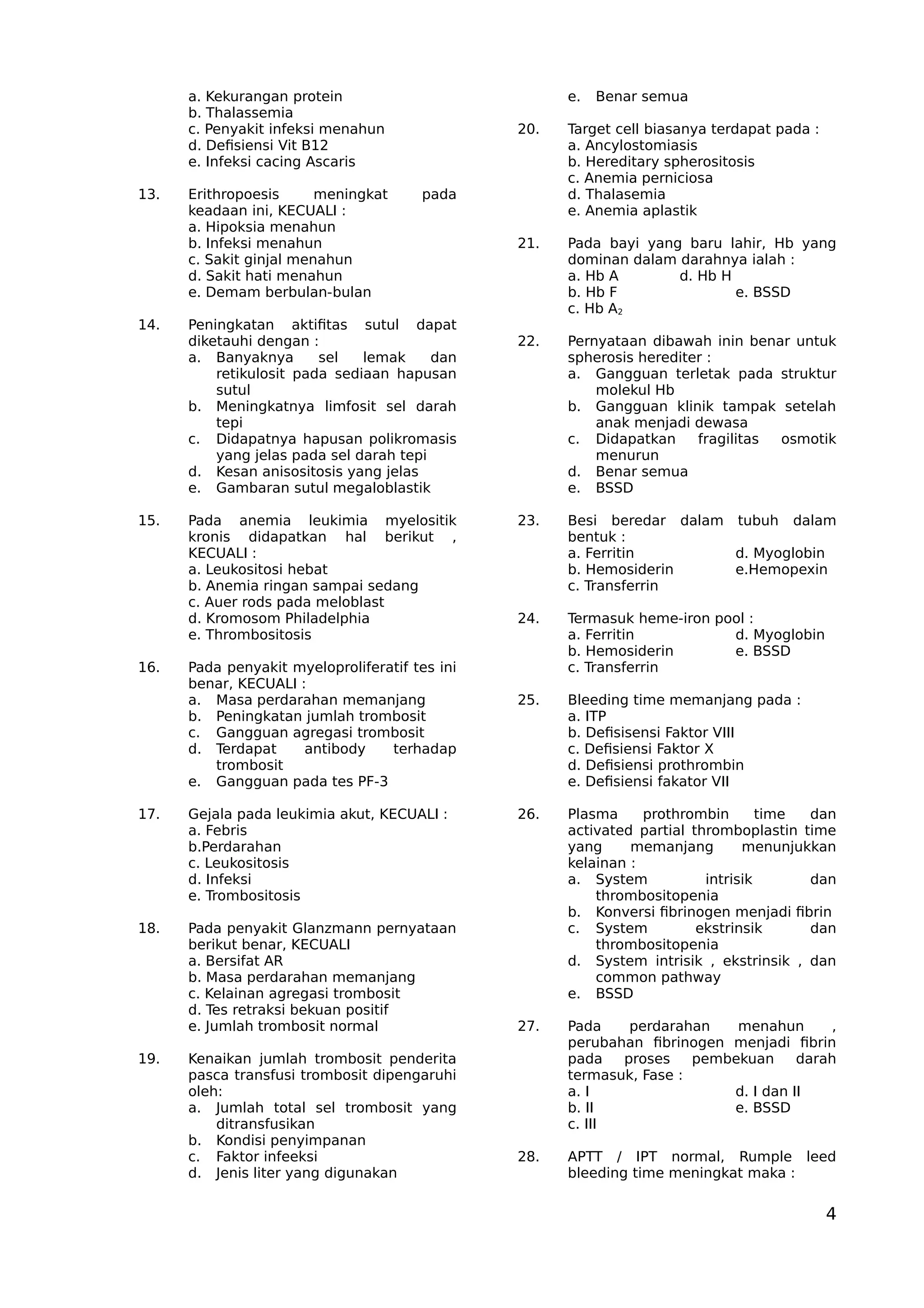 Doku.pub bank soal-patologi-klinik | PDF