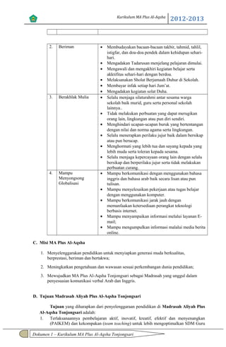 Dokumen 1-ma-plus-al-aqsha-tahun-pelajaran-2012-2013 | DOC