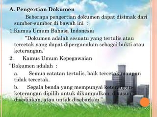 melakukan prosedur administrasi ' dokumen ' | PPT