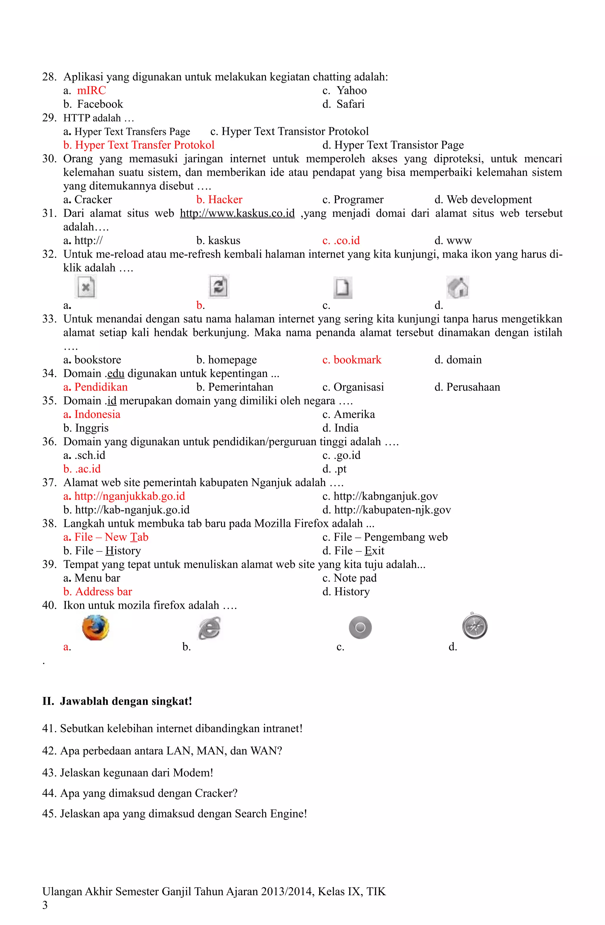 'Dokumen.tips soal uas-tik-kelas-9 | DOC