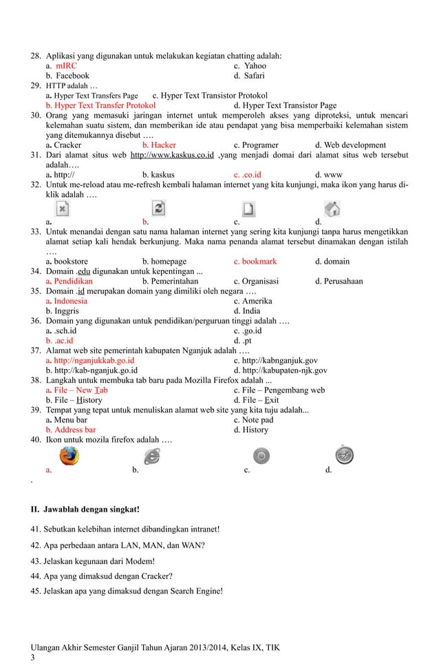 'Dokumen.tips soal uas-tik-kelas-9 | PDF