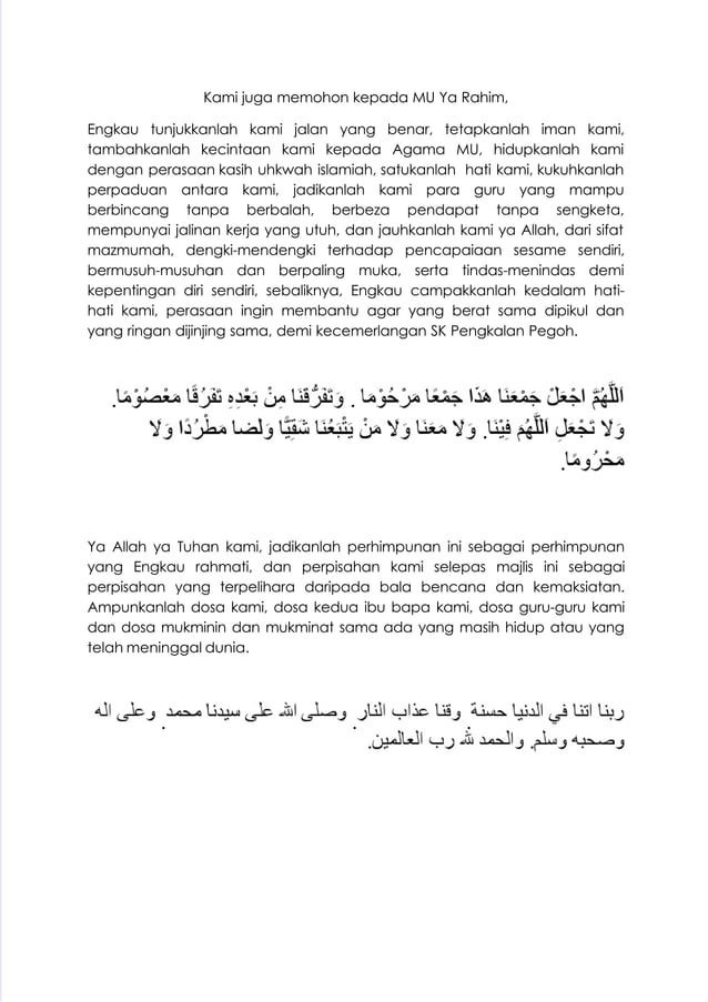 Dokumen.tips teks doa-jamuan-hi-tea | PDF