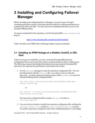 Dokumen.tips edb postgres-failover-manager-guide-get-failover-manager-requires-that-postgresql | PDF