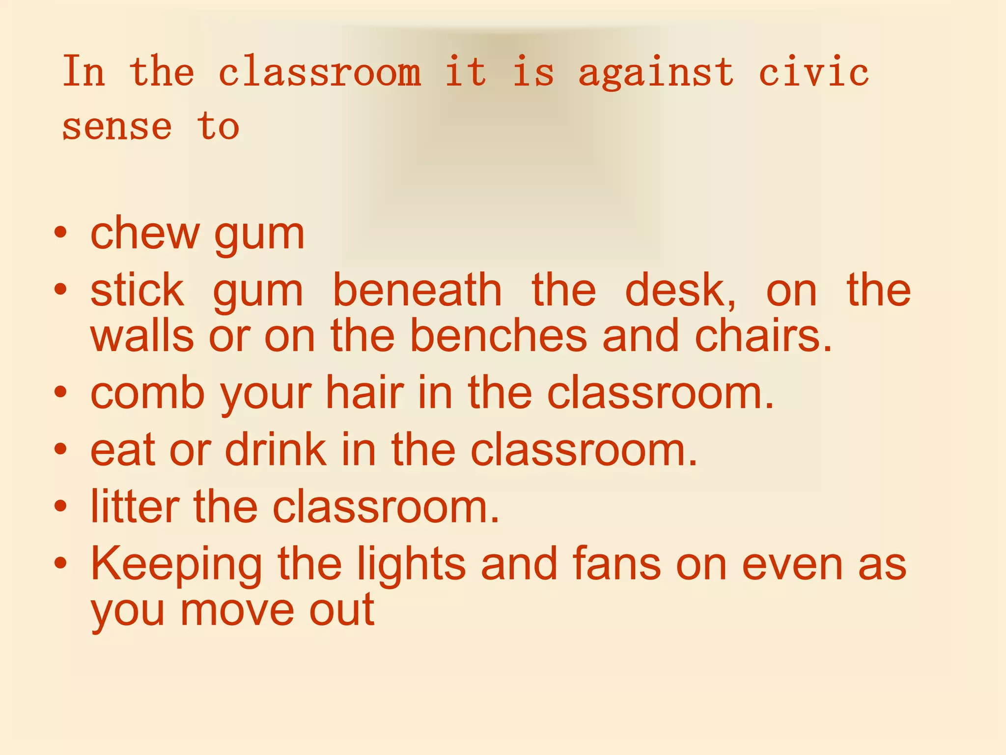 civic sense | PPT