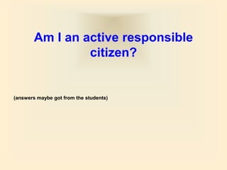 civic sense | PPT