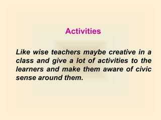 civic sense | PPT