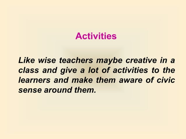 civic sense | PPT | Non-Profit Organizations | Industries