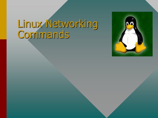 Dokumentipslinux Networking Commandsppt