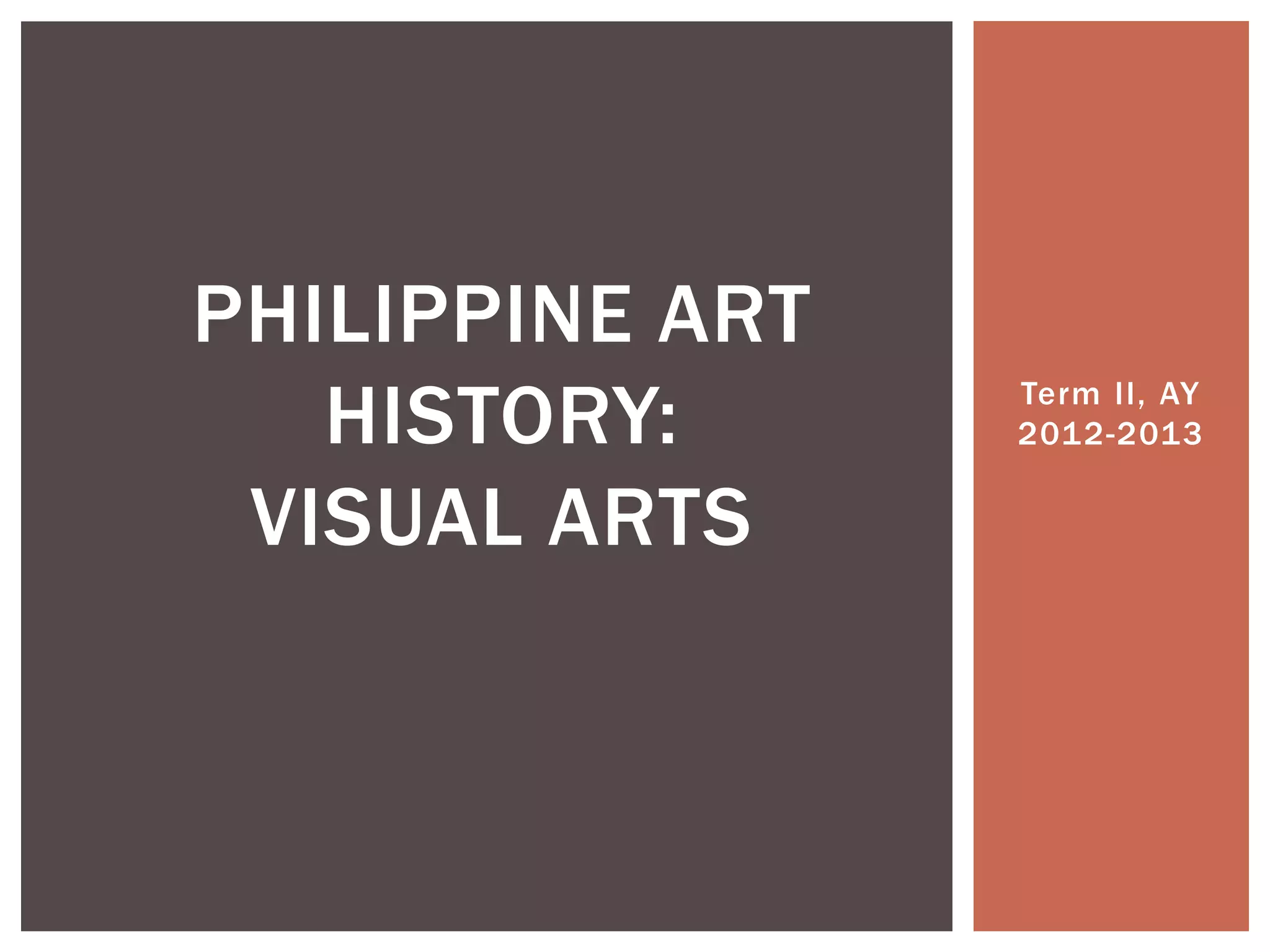 Philippine Art Timeline | PPT
