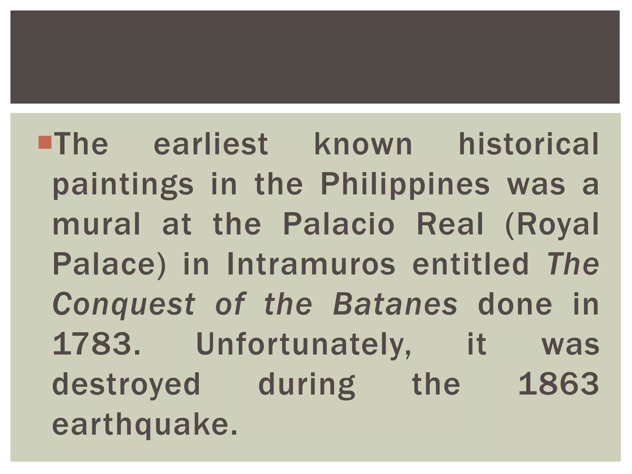 Philippine Art Timeline | PPT