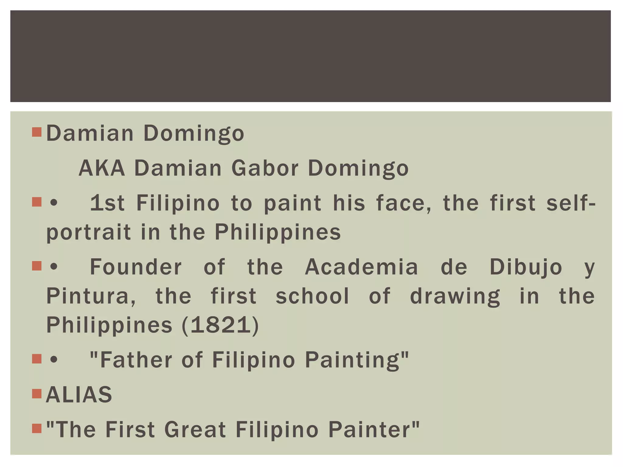 Philippine Art Timeline | PPT | Painting | Arts and Crafts