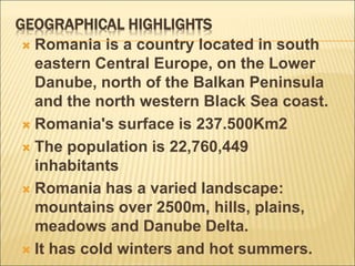 dokumen.tips_prezentare-romania-in-engleza.ppt | Europe Travel | Travel Locations