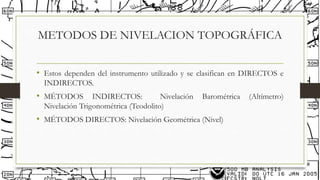 nivelación topográfica | PPTX