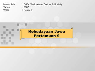 kebudayaan-jawa- | PPT