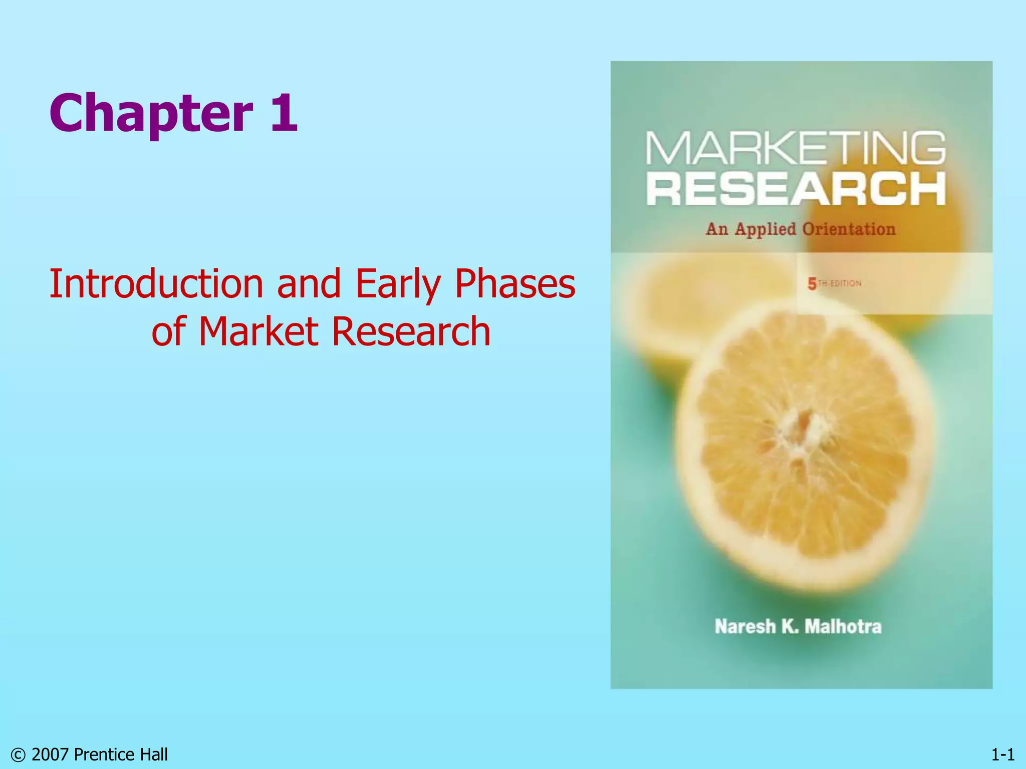 Dokumentipschapter 1 Marketing Research Malhotra 1ppt 