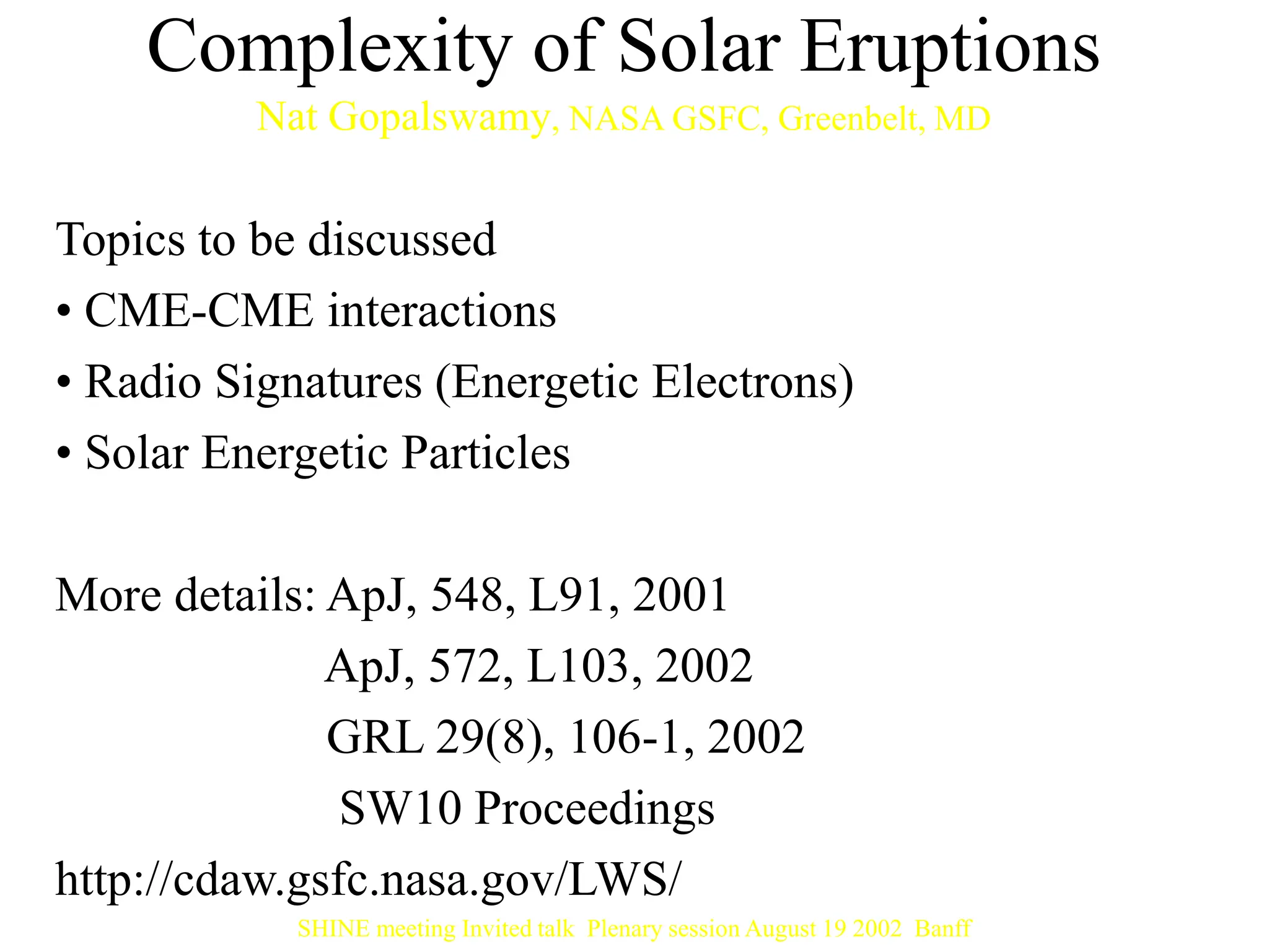 cme-interactions-and-particle-acceleration-n-gopalswamy.ppt | Free Download
