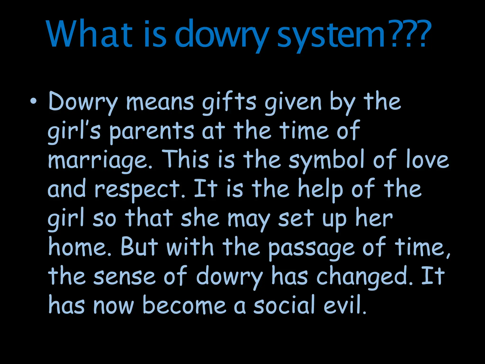 dowery system socioly topic presented by sir waseem | PPTX