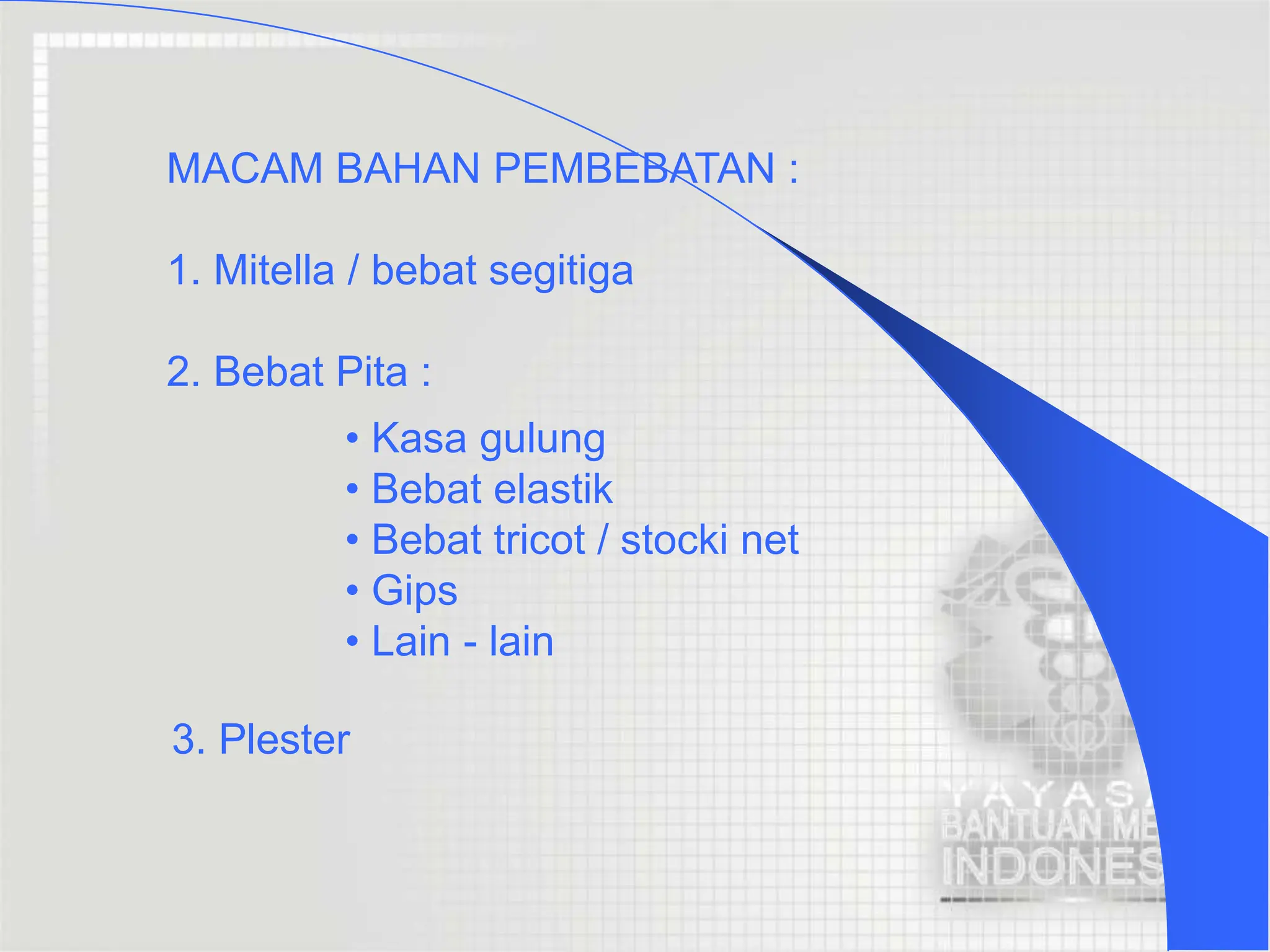Mengenal Pembalutan dan Pembidaian Untuk pemula | PPT