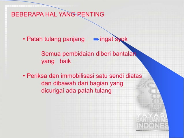 Mengenal Pembalutan dan Pembidaian Untuk pemula | PPT