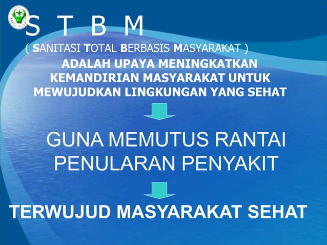 PENGANTAR 5 PILAR STBM PENYULUHAN KADER STBM | PPT