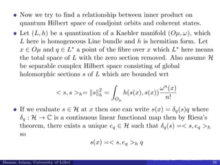 Berezin-Toeplitz Quantization On Coadjoint orbits | PDF