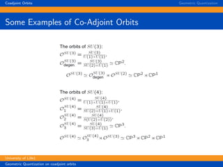 geometric quantization on coadjoint orbits | PDF | Physics | Science
