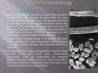 In the late sixties all over the world viscose was replacing cotton in ...