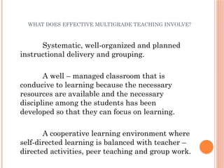 The challenges of Multigrade teaching.pptx