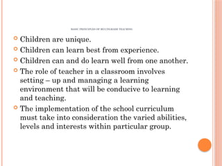 The challenges of Multigrade teaching.pptx