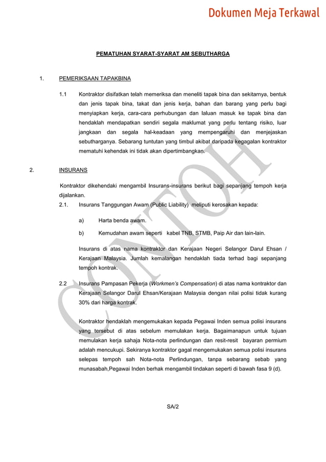 Dokumen 132017 contoh bq | PDF