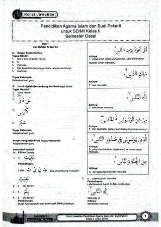 Kunci Pendidikan Agama Islam dan Budi Pekerti | PDF