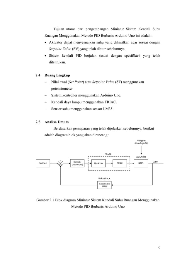 Dokumen Proyek Mandiri : Miniatur Sistem Kendali Suhu Ruangan ...
