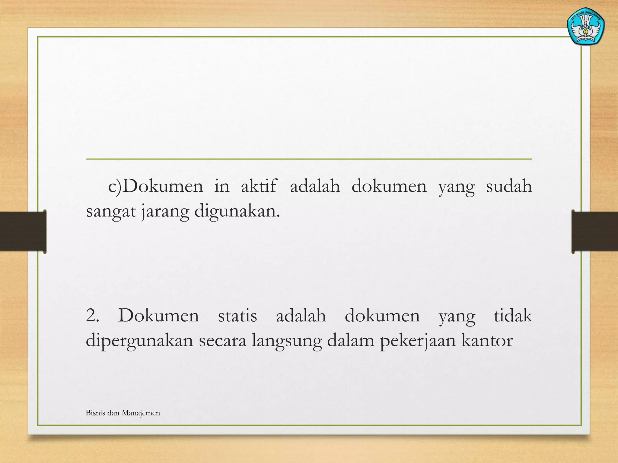 Dokumen dan dokumentasi | PPT