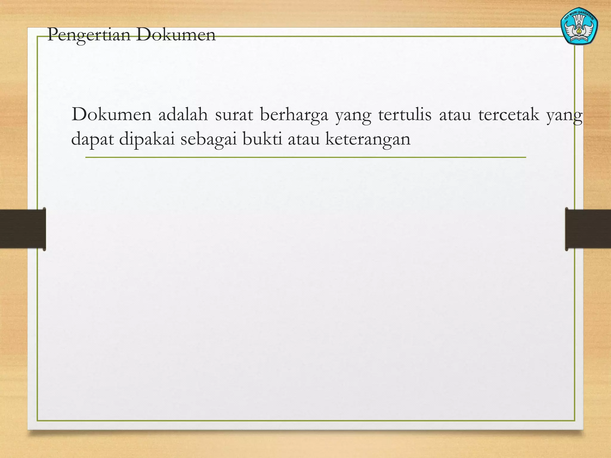 Dokumen dan dokumentasi | PPT