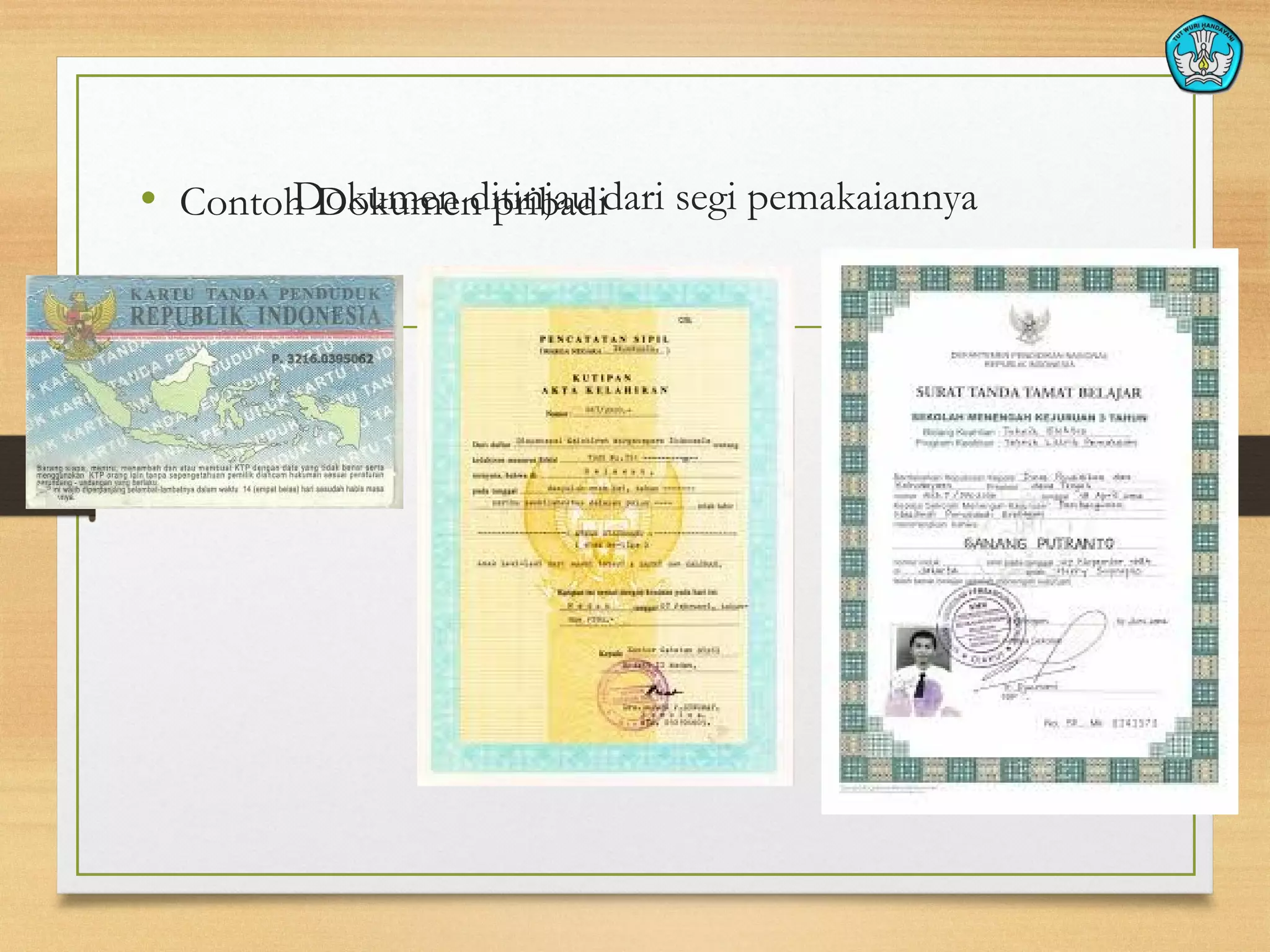 Dokumen dan dokumentasi | PPT